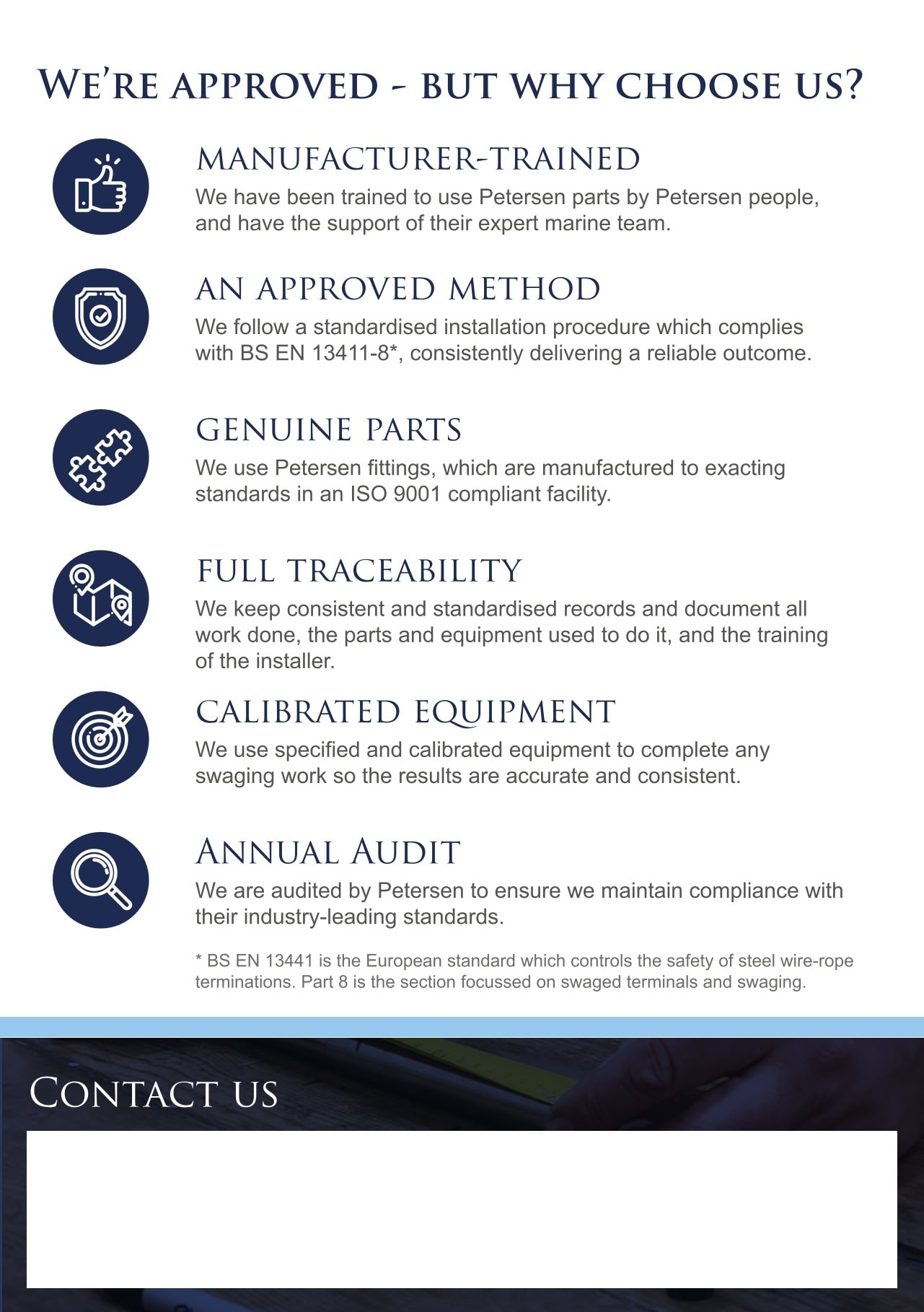 Petersen Approved Installer